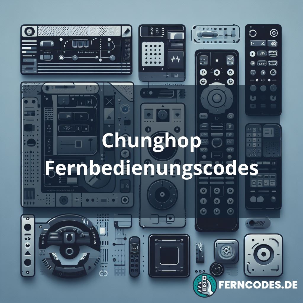 Chunghop Fernbedienungscodes